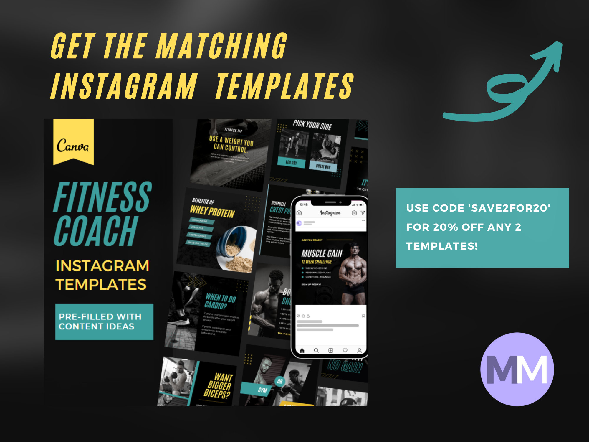 Fitness Client Welcome Packet Canva | Client Welcome Pack for Fitness ...