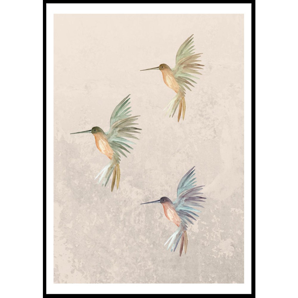 Digital Prints Home Art Decor PD1169 Instant Download Hummingbird Wall ...
