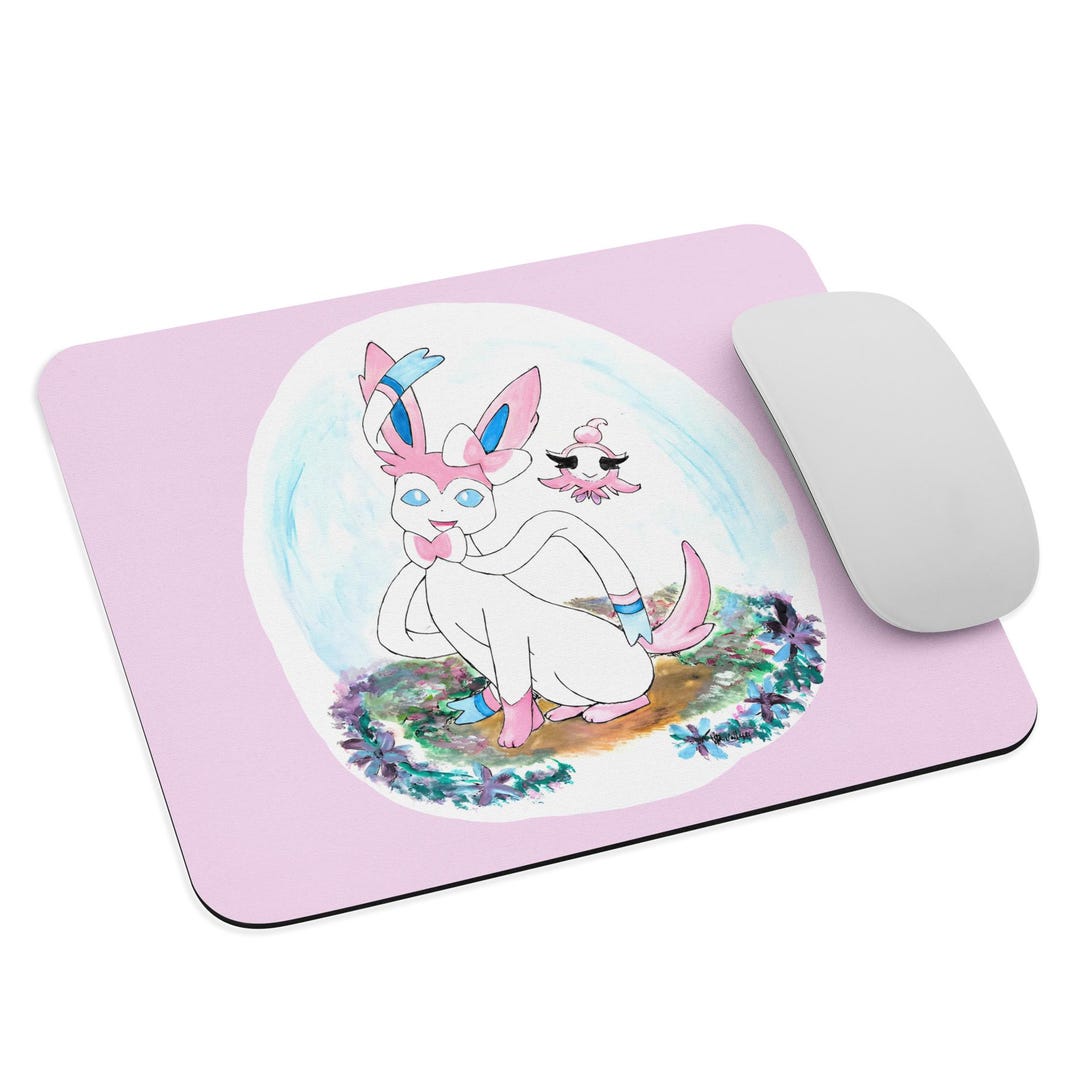 A Curious Encounter Sylveon Mouse Pad - Etsy