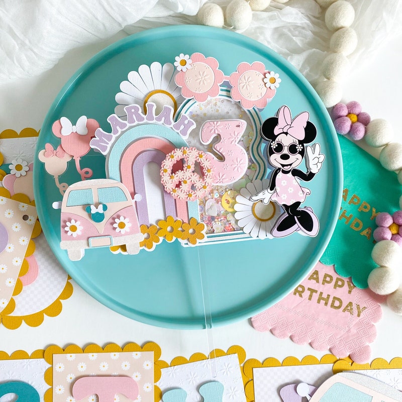 Minnie Mouse Cake Topper - Etsy