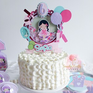 Spa Birthday Cake Topper|girls Spa Party Cake Topper|pamper Party Cake ...