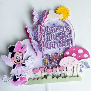 Minnie Mouse Butterfly Cake Topper| Fairy Minnie Mouse Theme - Etsy