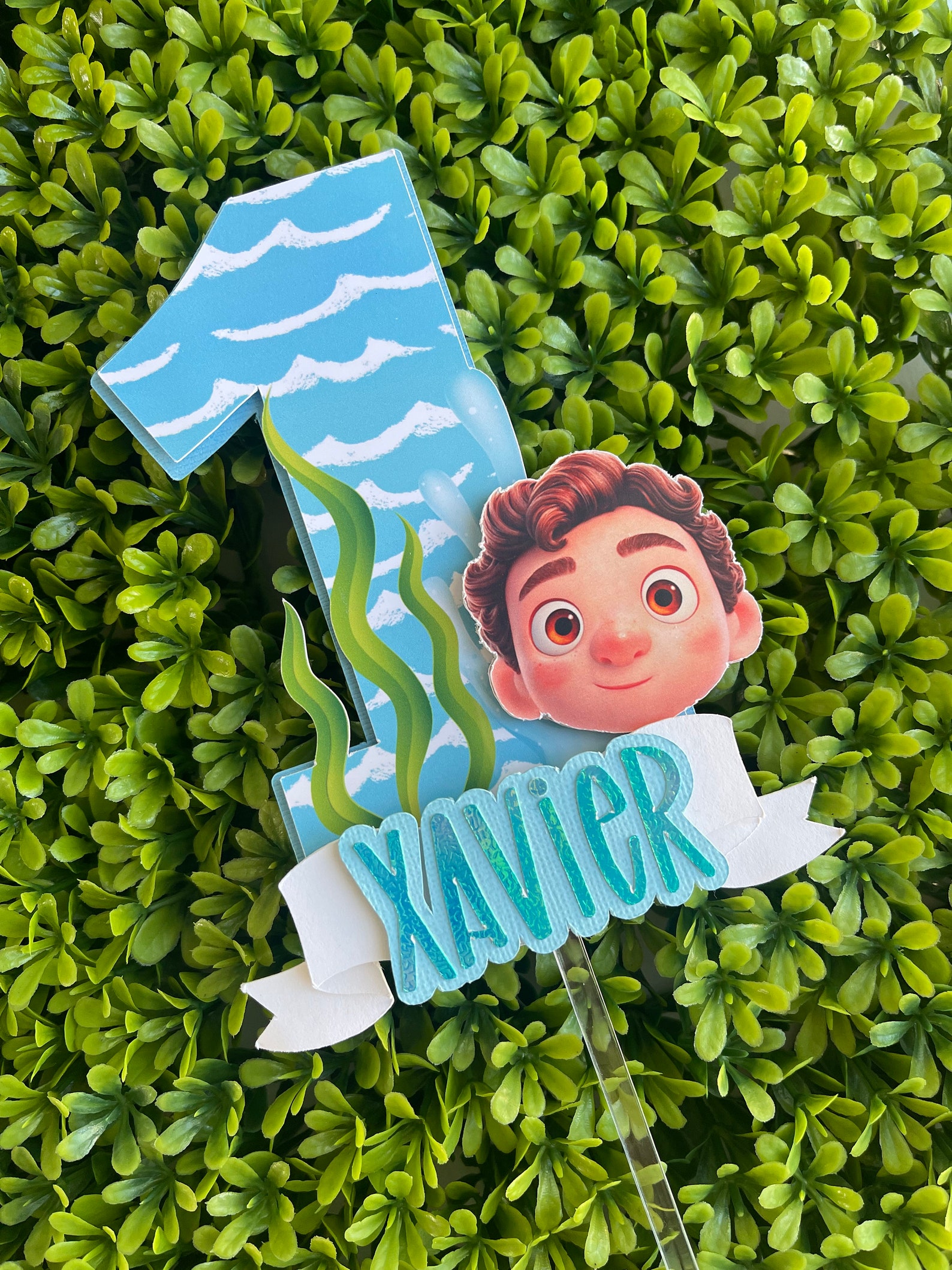 Luca Cake Topper|luca Smash Cake Topper|luca First Birthday Cake Topper ...