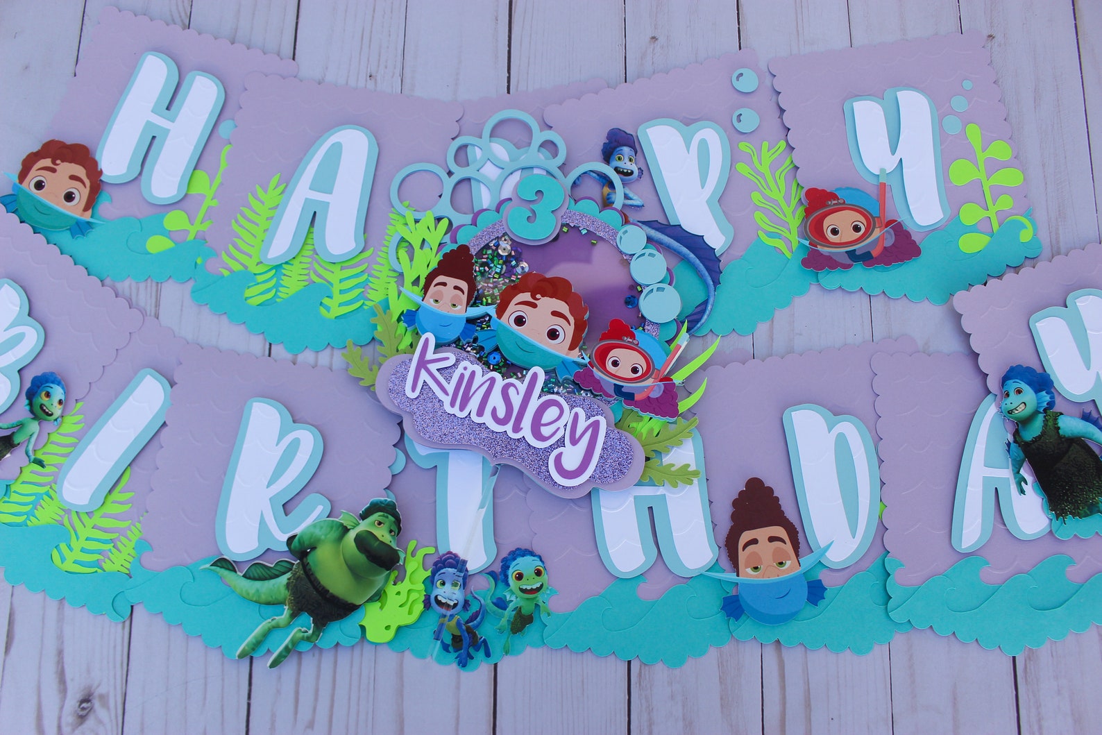 Luca Topper Custom Luca Centerpiece Disney Lucaluca Custom | Etsy