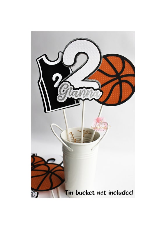 Basketball Centerpieces Set of 3basketball Themebasketball - Etsy