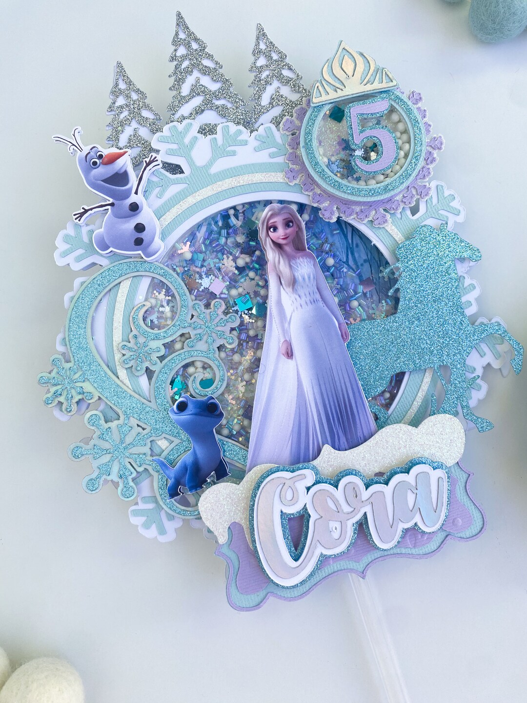 Queen Elsa Cake Topper|frozen 2 Cake Topper|frozen 2 Party Decorations|frozen 2 Birthday|elsa ...