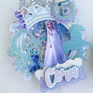 Queen Elsa Cake Topper|frozen 2 Cake Topper|frozen 2 Party Decorations ...