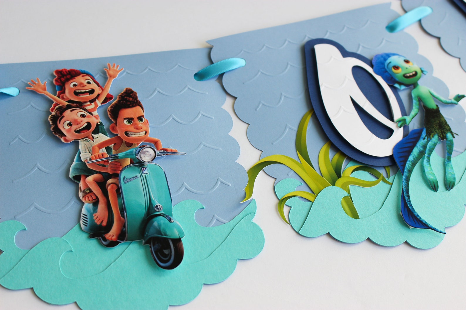 Luca High Chair Bannerluca Birthday Bannerdisney Pixar Luca | Etsy