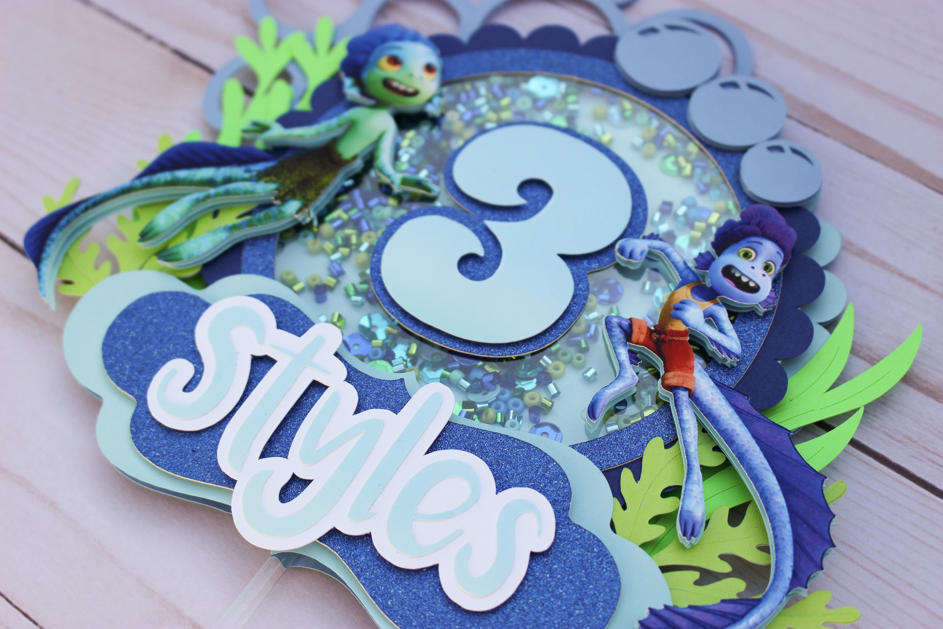 Disney Luca Shaker Cake Topper/Luca movie/ Custom Luca | Etsy