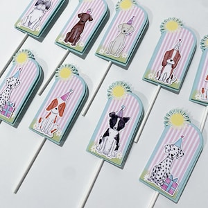 Puppy Happy Birthday Banner|dog Birthday Banner|puppy Theme|puppy Party ...
