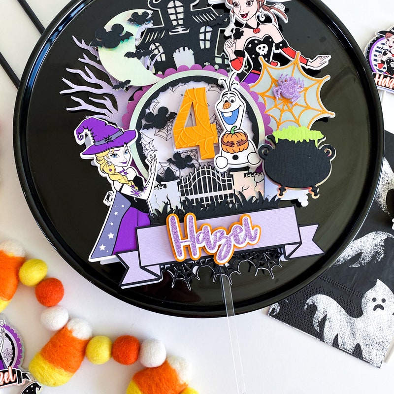 Halloween Cake Topper - Etsy