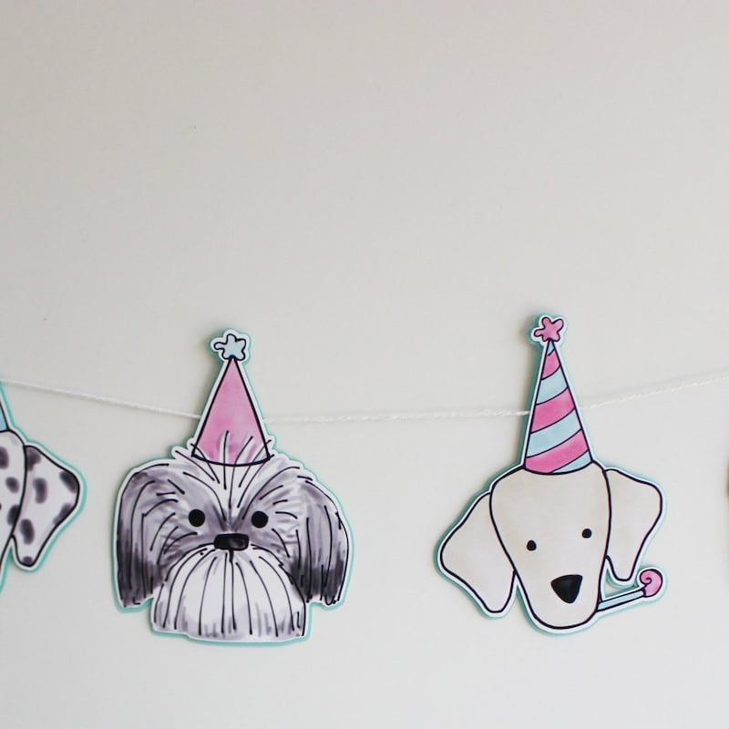 Dog Theme Banner - Etsy