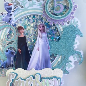 Queen Elsa Cake Topper|frozen 2 Cake Topper|frozen 2 Party Decorations ...