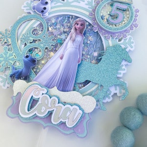 Queen Elsa Cake Topper|frozen 2 Cake Topper|frozen 2 Party Decorations ...