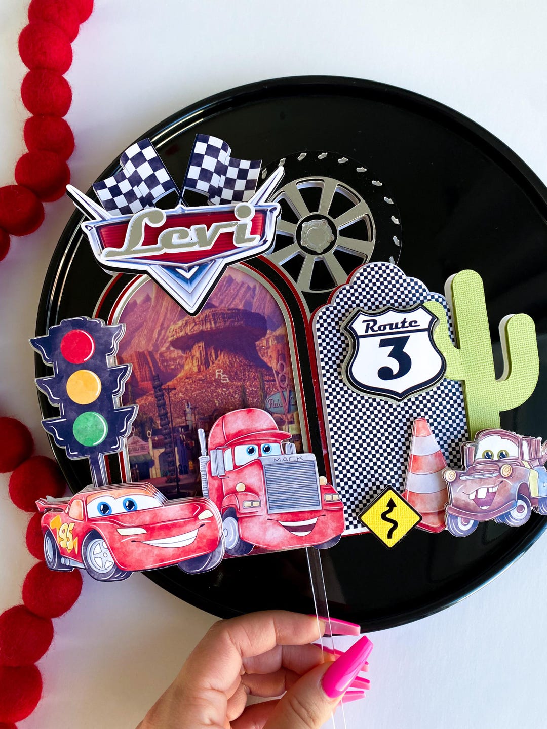 Cars Cake Topper| Cars Theme|cars Party Decor|disney Cars Cake Topper ...