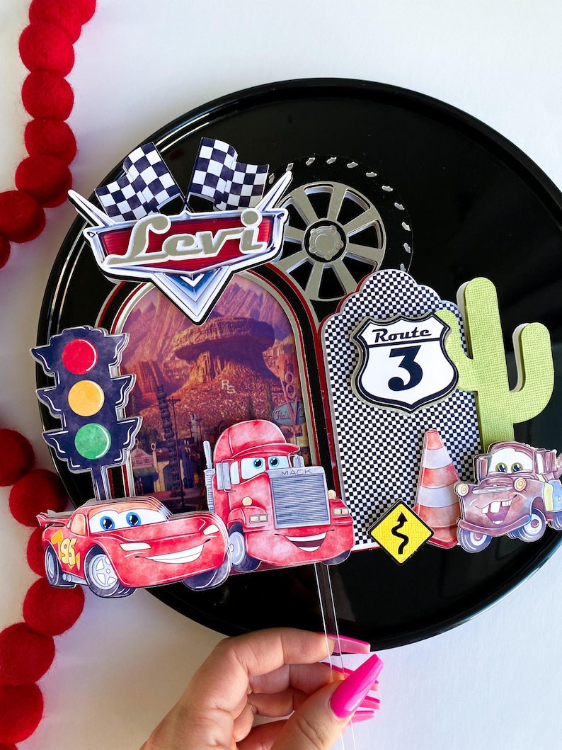 Cars Cake Topper| Cars Theme|cars Party Decor|disney Cars Cake Topper ...