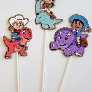 Dino Ranch Cake Topper|dino Ranch|dino Ranch Birthday Decorations|dino ...