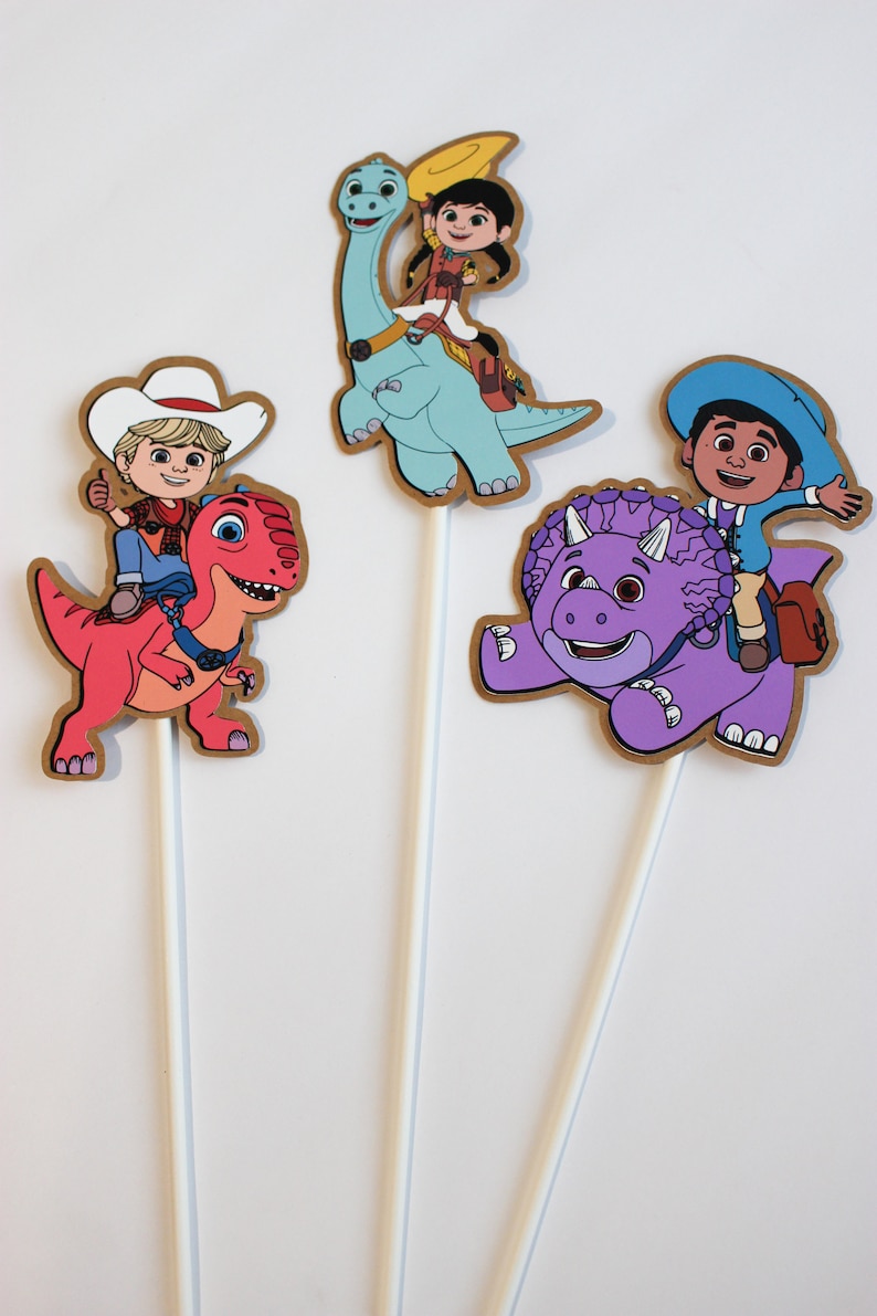 Dino Ranch Cake Topper|dino Ranch|dino Ranch Birthday Decorations|dino ...