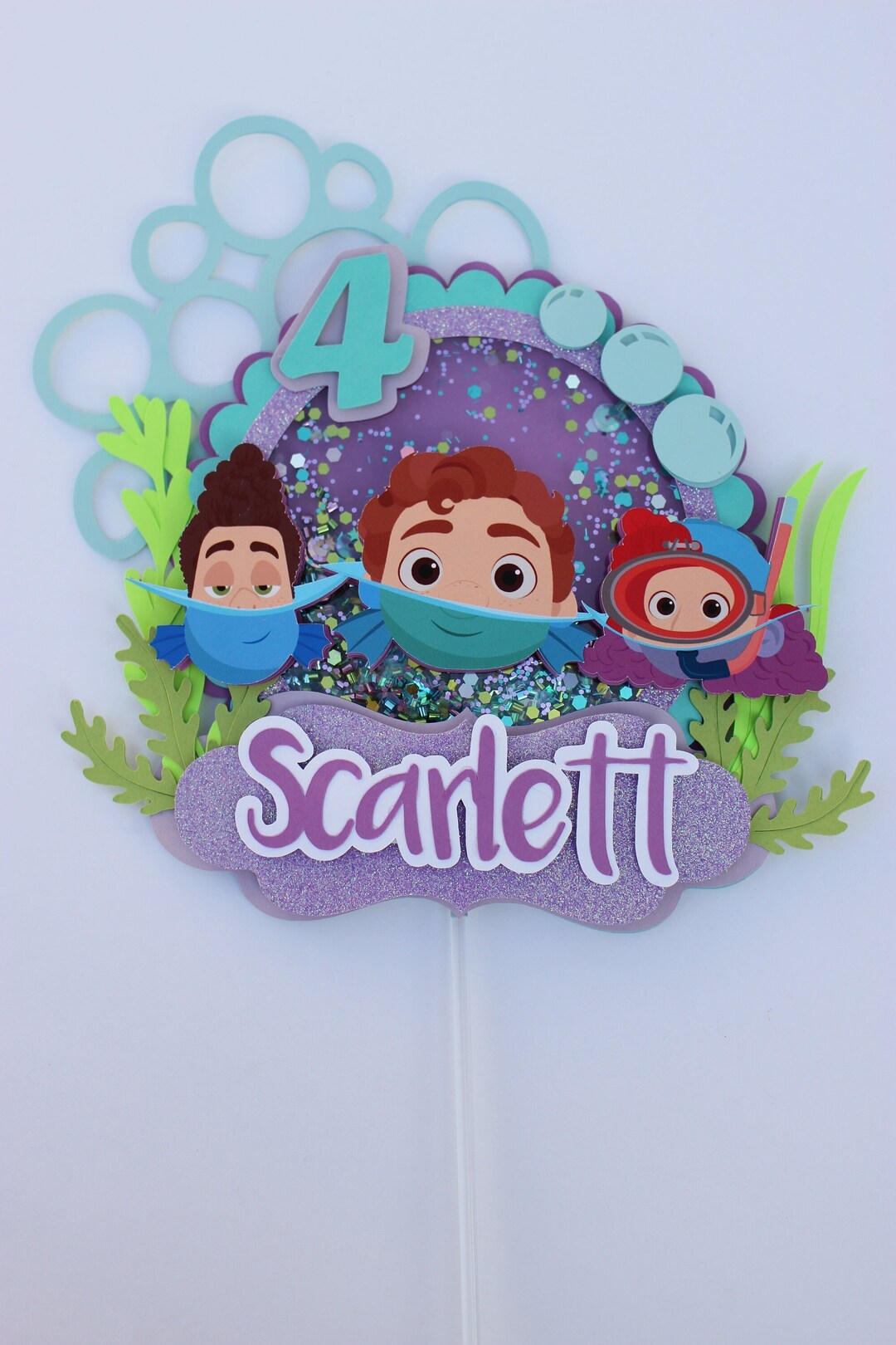 Luca Topper| Custom Luca Centerpiece| Disney Luca|luca Custom Party ...