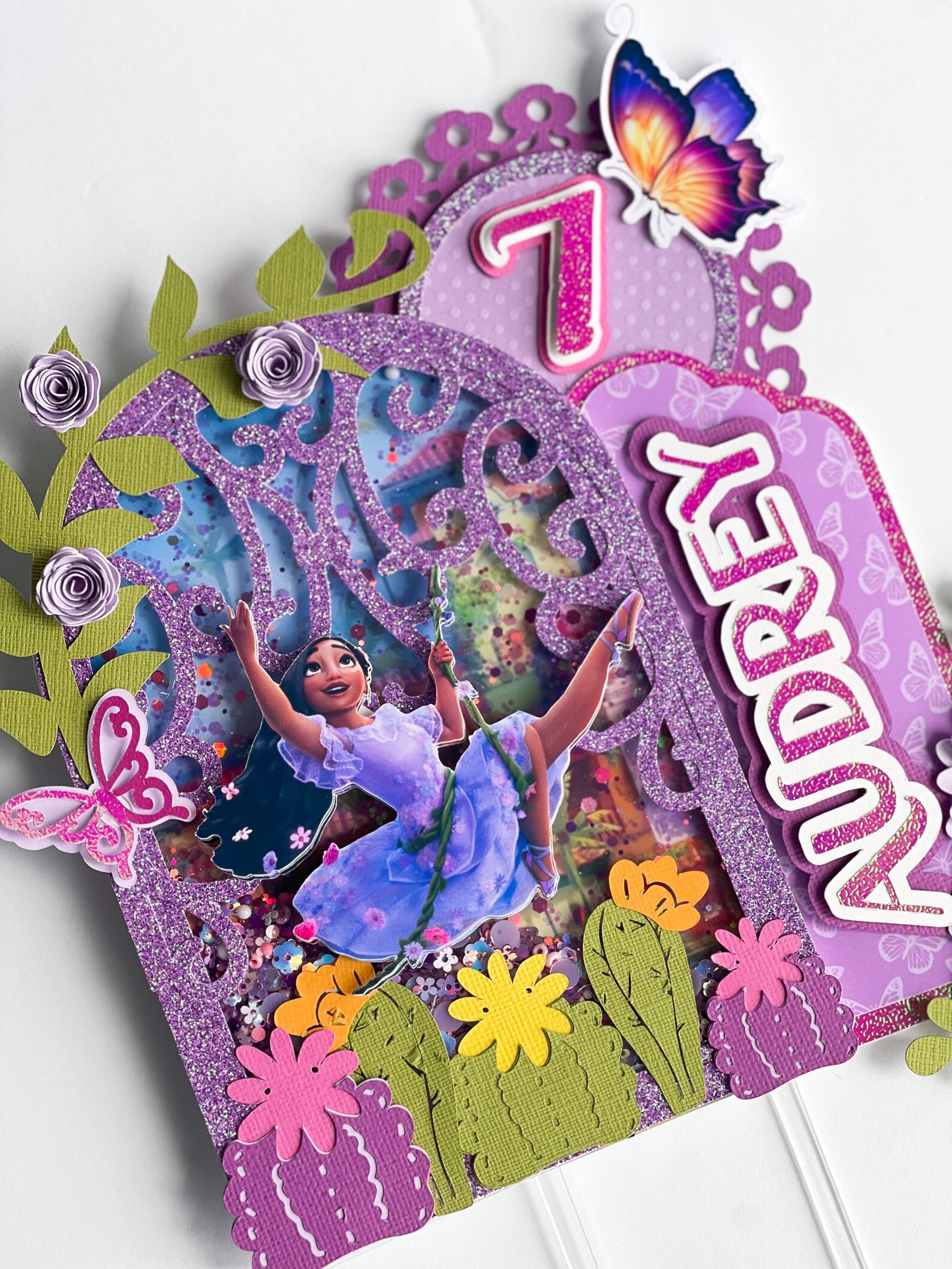 Isabella Cake Topper With Lights encanto Cake Topperisabella - Etsy