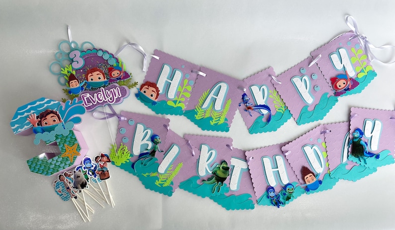Luca Girls Birthday Party Package| Luca Party Decor Package - Etsy