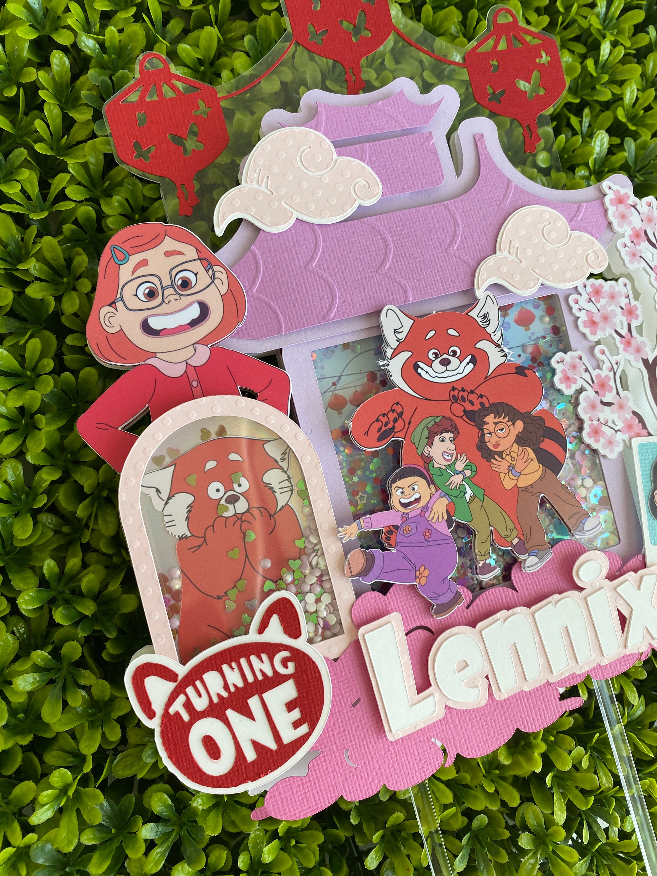 Turning Red Cake Topper|turning Red Birthday|turning Red Party ...