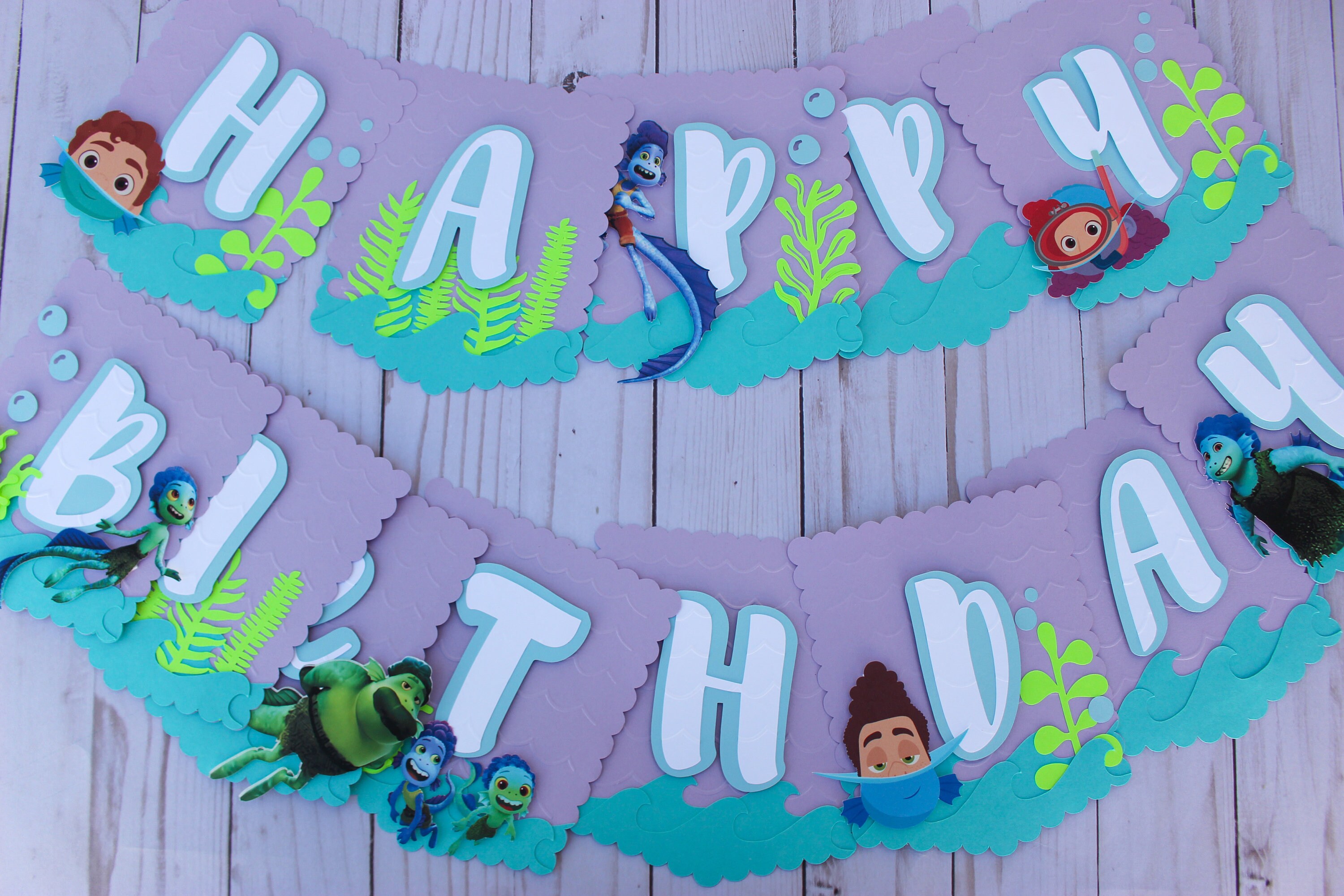 Luca Bannerdisney Luca Birthday Decorationsluca Party - Etsy
