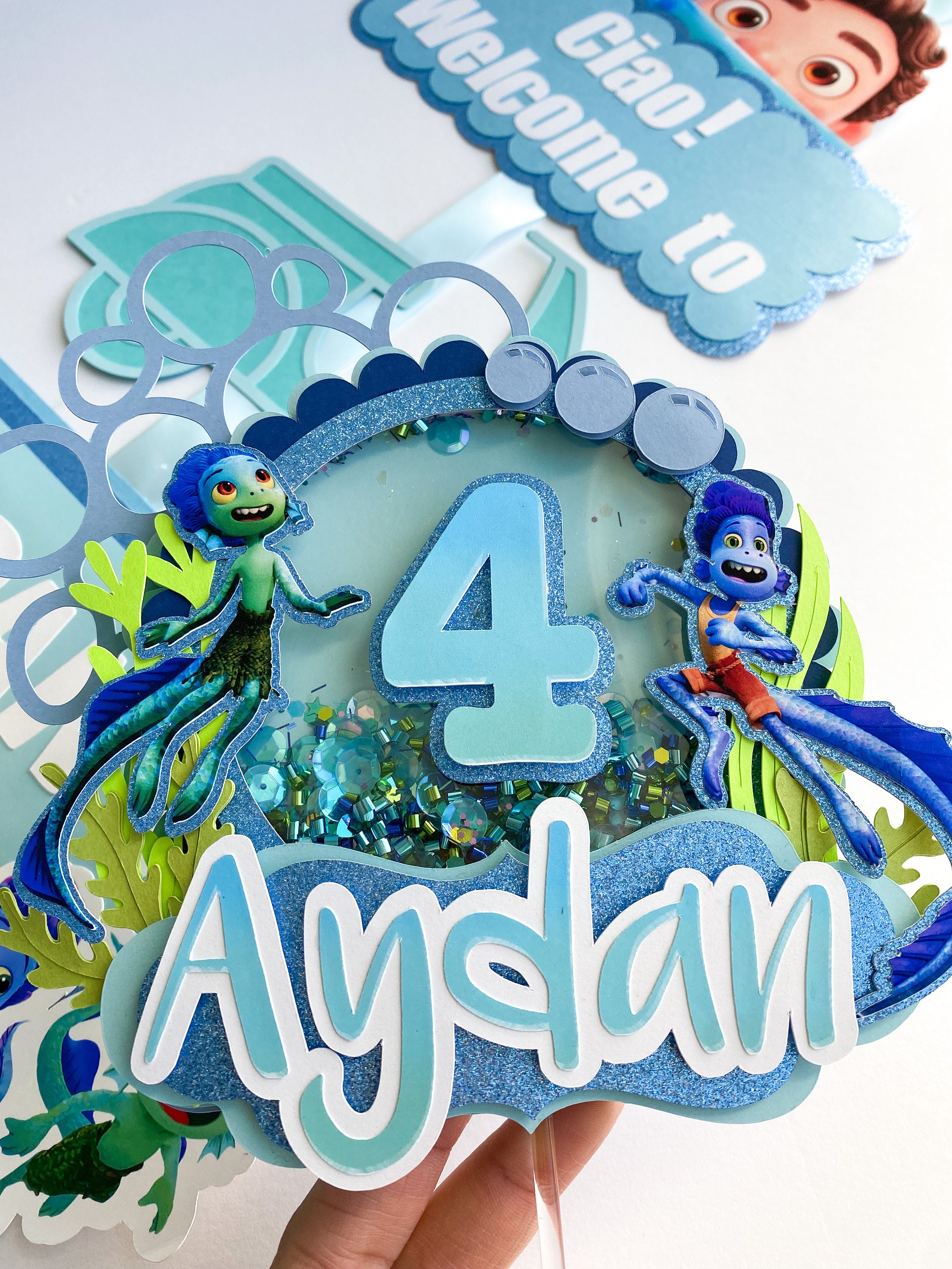 Luca Happy Birthday Bannerdisney Pixar Luca Birthday - Etsy