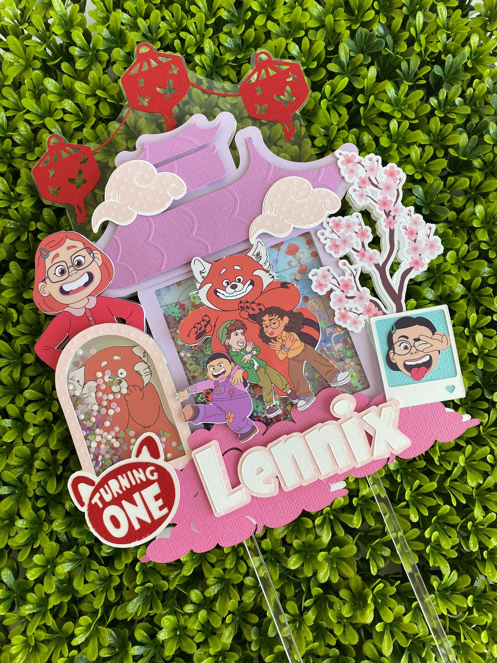 Turning Red Cake Topperturning Red Birthdayturning Red Party - Etsy