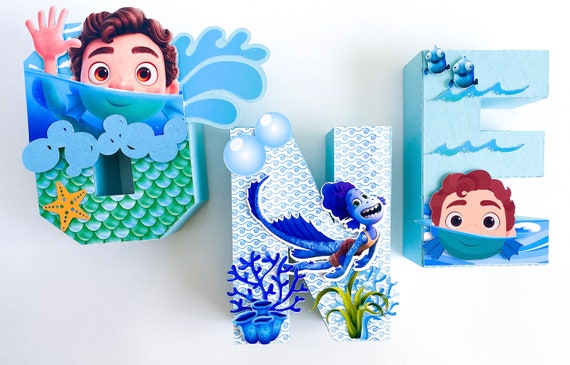 Luca ONE 3d Letters Luca First Birthdayluca Letters - Etsy