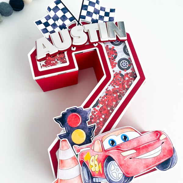 Cars 3d Number - Etsy