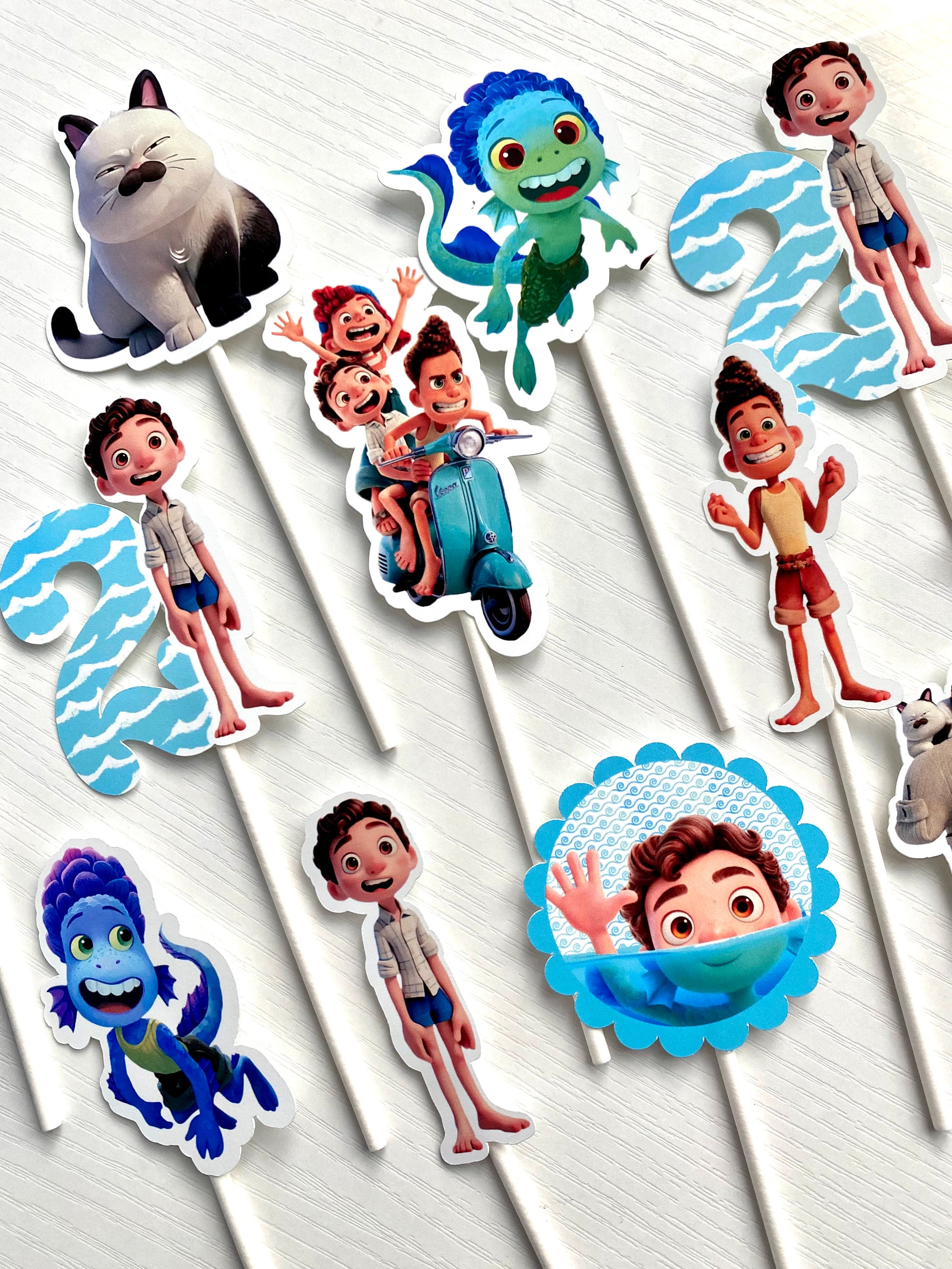 Luca Cupcake Toppers|luca Birthday Decorations|luca Party|disney Luca ...