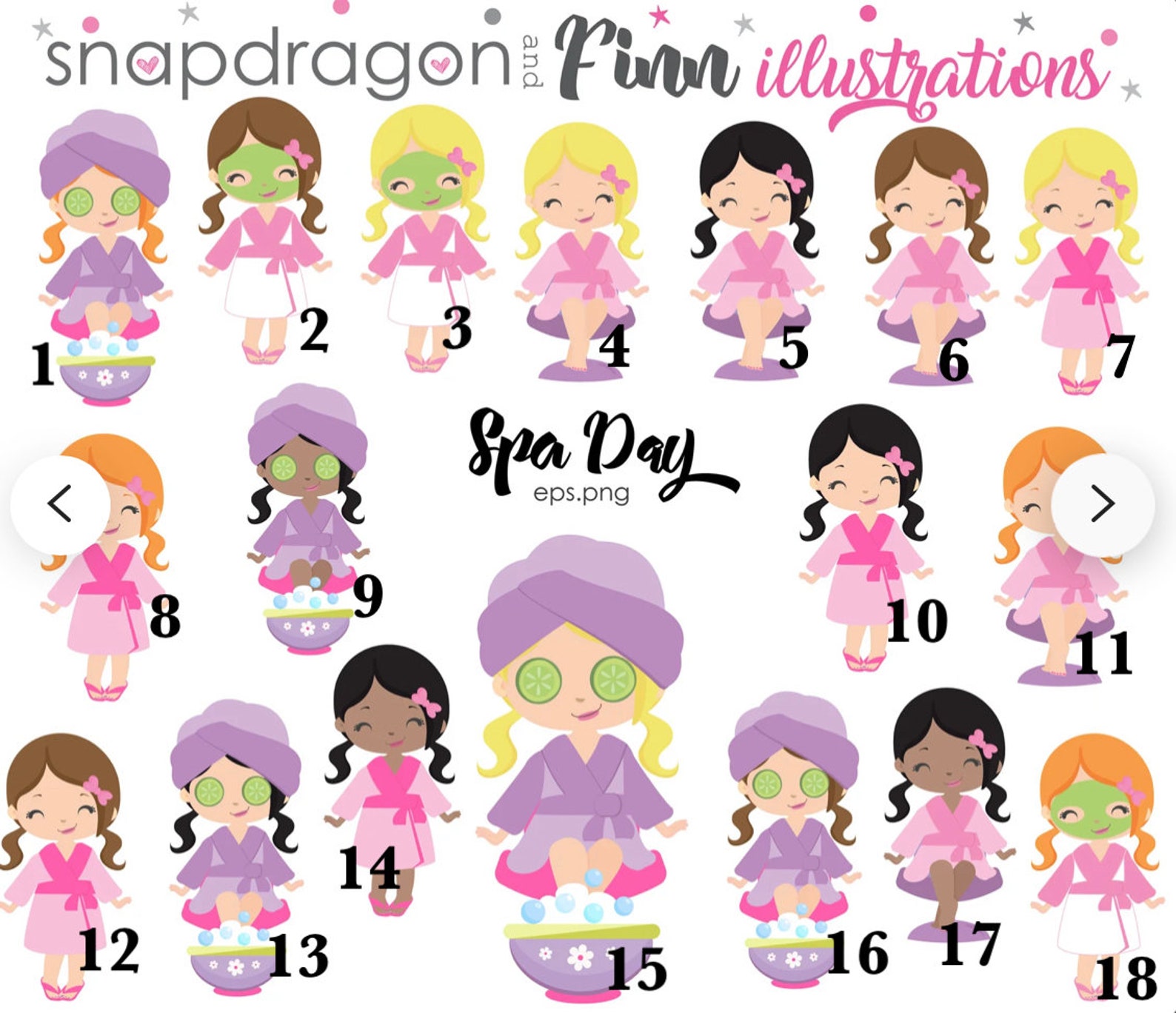 Spa Birthday Cake Topper|girls Spa Party Cake Topper|pamper Party Cake ...