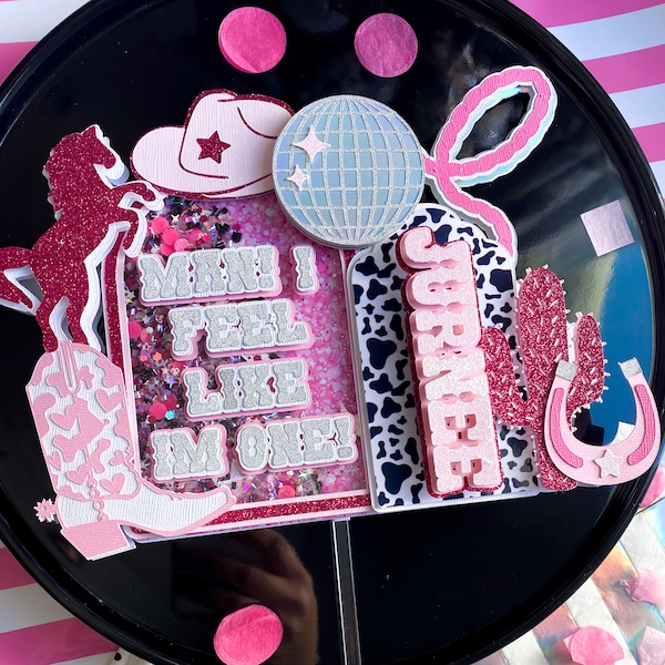 Disco Cowgirl Cake - Etsy