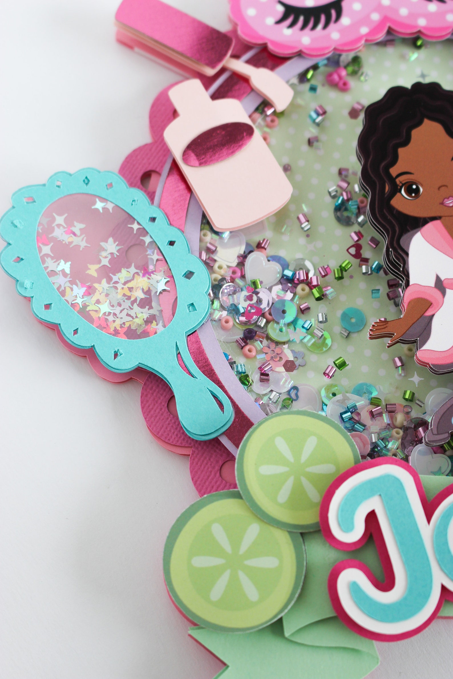 Spa Birthday Party Cake Topperspa Cake Topperspa Partygirls - Etsy