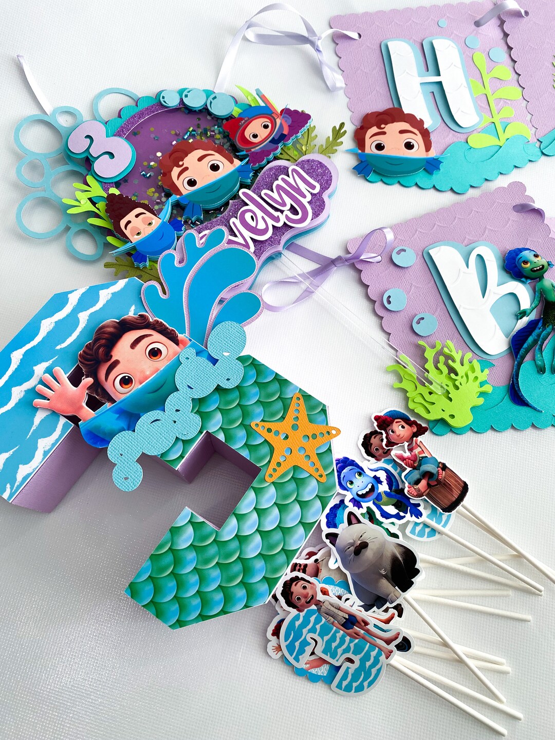 Luca Girls Birthday Party Package| Luca Party Decor Package - Etsy