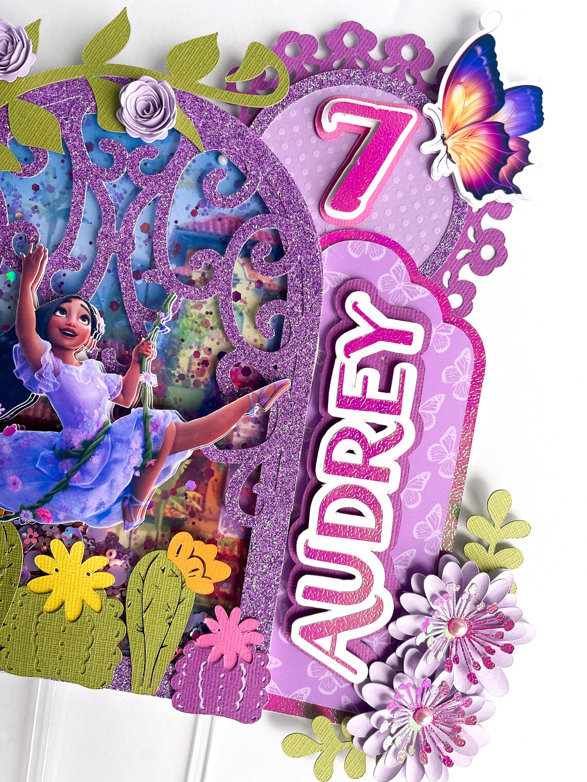 Isabella Cake Topper With Lights encanto Cake Topperisabella - Etsy