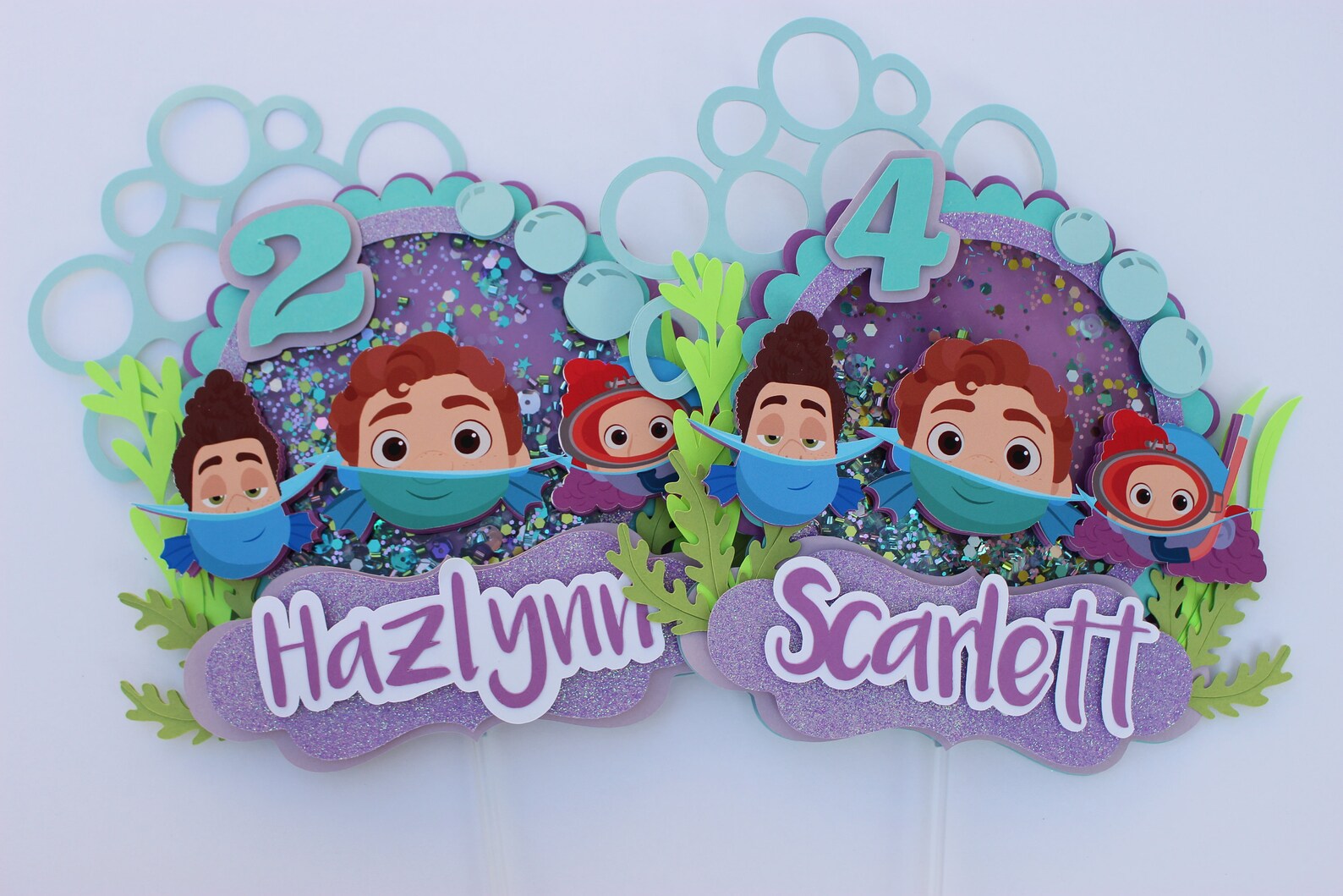 Luca Topper Custom Luca Centerpiece Disney Lucaluca Custom | Etsy