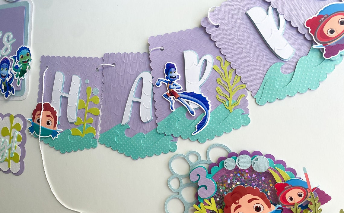 Luca Banner|disney Luca Birthday Decorations|luca Party Supplies|luca ...