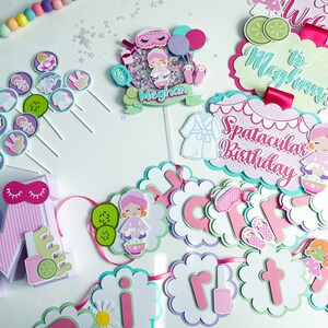 Spa Birthday Cake Topper|girls Spa Party Cake Topper|pamper Party Cake ...