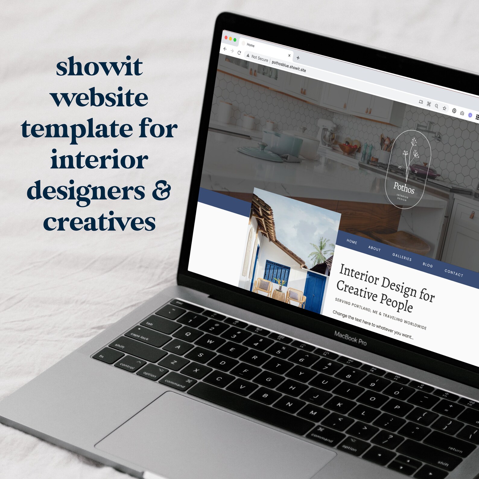 WEBSITE TEMPLATE Bright + Modern DIY Website Template for Interior ...