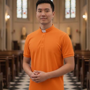 Luxury Cotton Clerical Polo Shirt – Summer Style, 17 Colors - Etsy