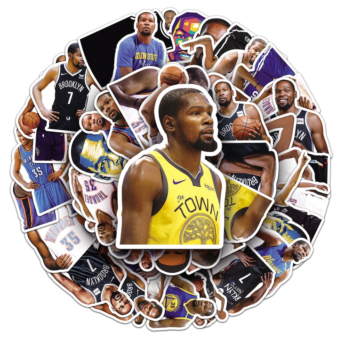 5 Kevin Durant KD Vinyl Sticker for Water Bottles, Laptop Sticker ...