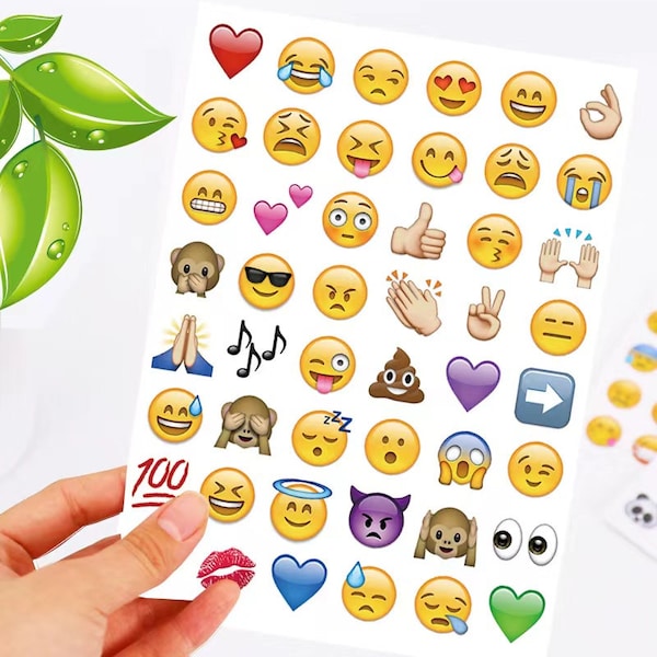 Emoji Stickers - Etsy