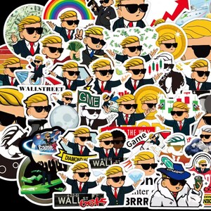 WSB Wall Street Betslaptop Sticker Planner Sticker Vinyl - Etsy