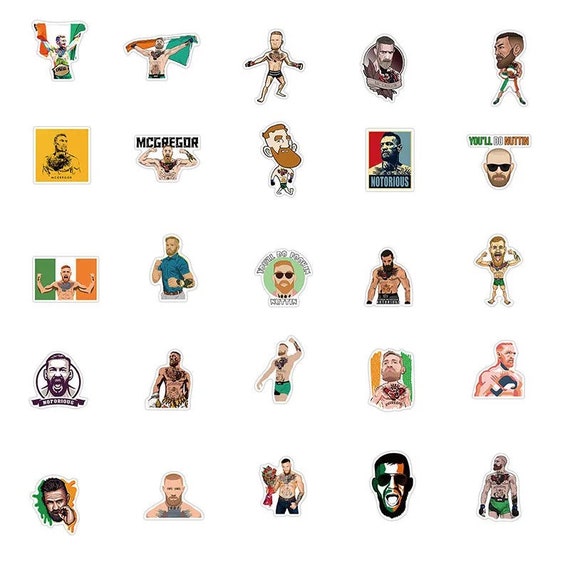 Conor Mcgregor UFC Vinyl Stickers for Water Bottles Laptop | Etsy
