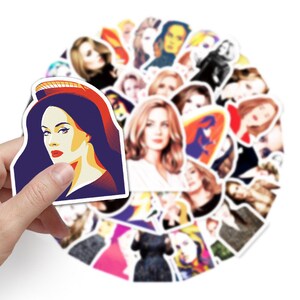 10 Adele Vinyl Stickers for Water Bottles, Laptop Sticker, Planner Sticker, Vinyl Decal - Etsy