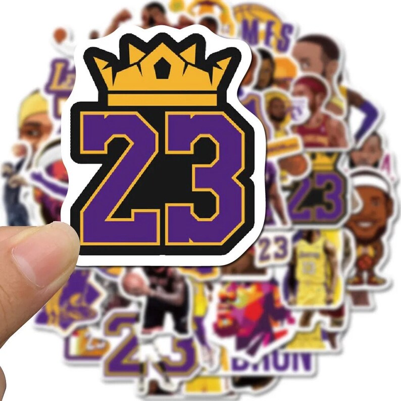 5 Lebron James Vinyl Stickers for Water Bottles Laptop - Etsy
