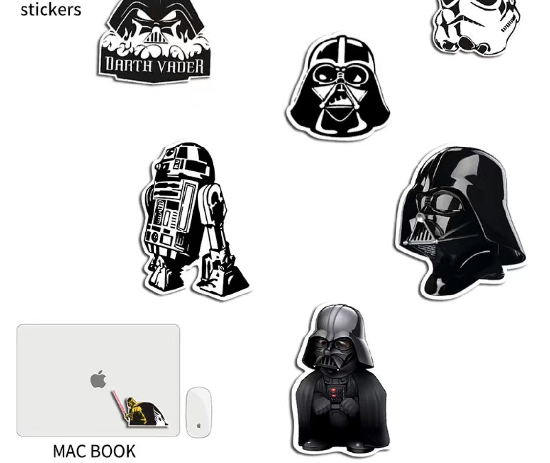 5 Star Wars laptop Sticker Planner Sticker Vinyl Decal - Etsy
