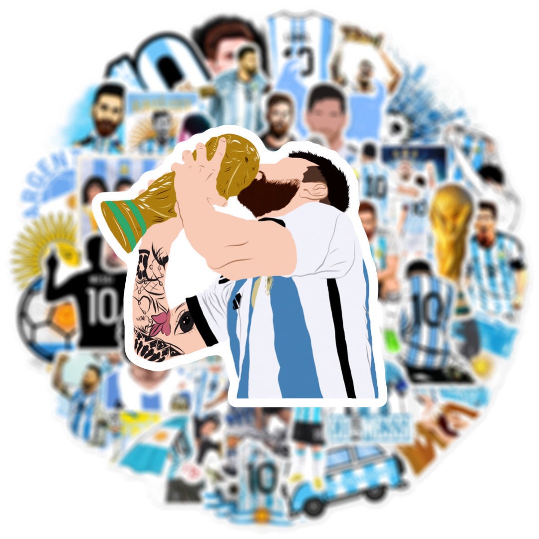10 Argentina FIFA World up Champion Stickers - Etsy